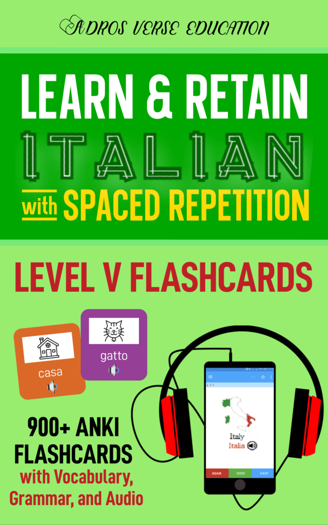 Spanish, Portuguese, Italian, and French Anki Deck: Level I - Basic