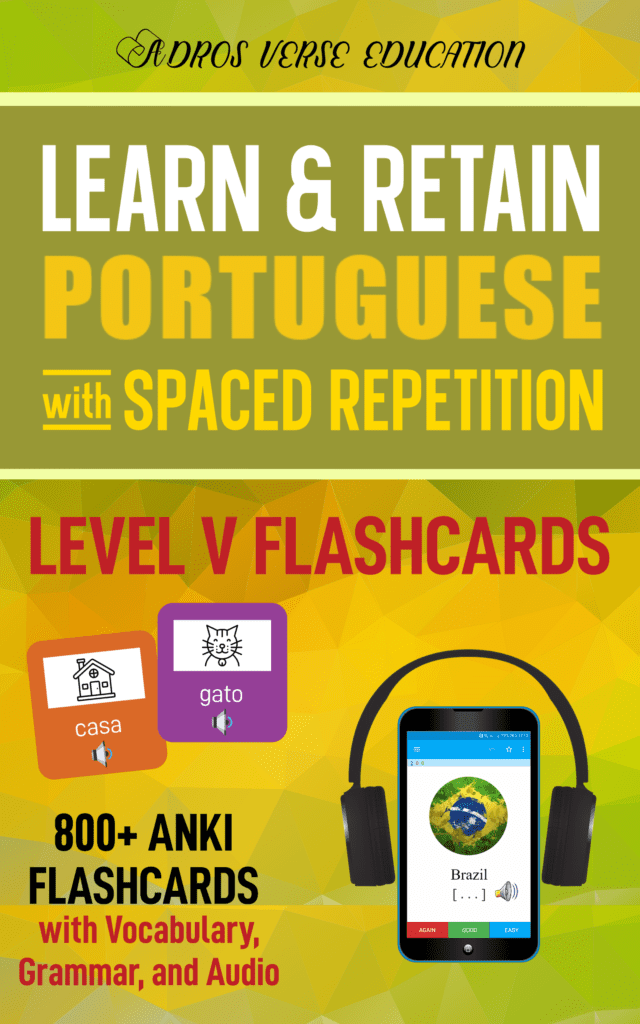 Portuguese Anki Deck: Level V